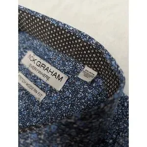 Nick Graham | Shirts | Nick Graham Everywhere Mens 2xlt Blue Floral ...